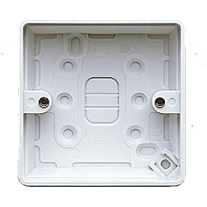 1G 30mm Surface Moulded Box - Upex Electrical Distributors