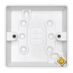 1G 16mm Surface Moulded Box - Upex Electrical Distributors
