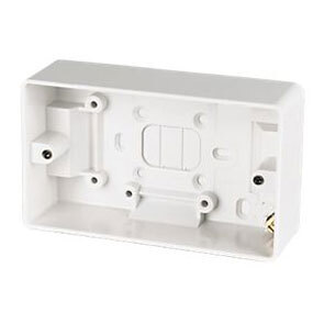 2G 40mm Surface Moulded Box - Upex Electrical Distributors