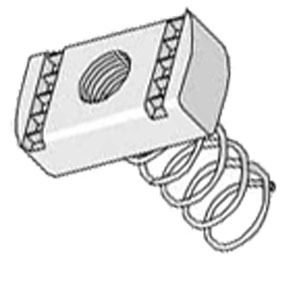 Long Spring Channel Nuts M8 Zeb - Upex Electrical Distributors