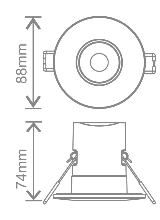 Bezel, Magnetic for LED Dwn/Lgt - UPEX