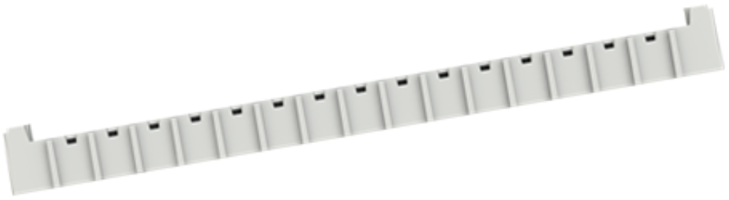 Terminal Carrier Fits 12 Mod Wide Box - Upex Electrical Distributors