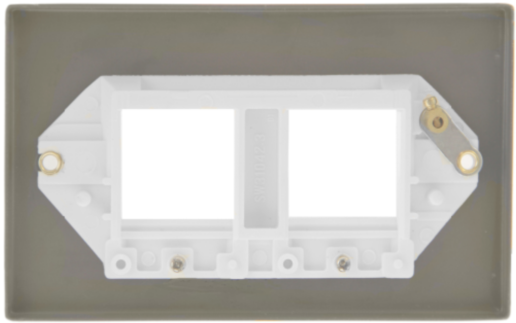 4 Gang Plate Black Nickel - UPEX