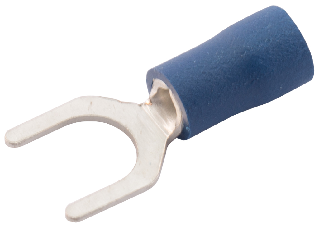 Pre Ins Terminal Blue Spade 5mm - Upex Electrical Distributors