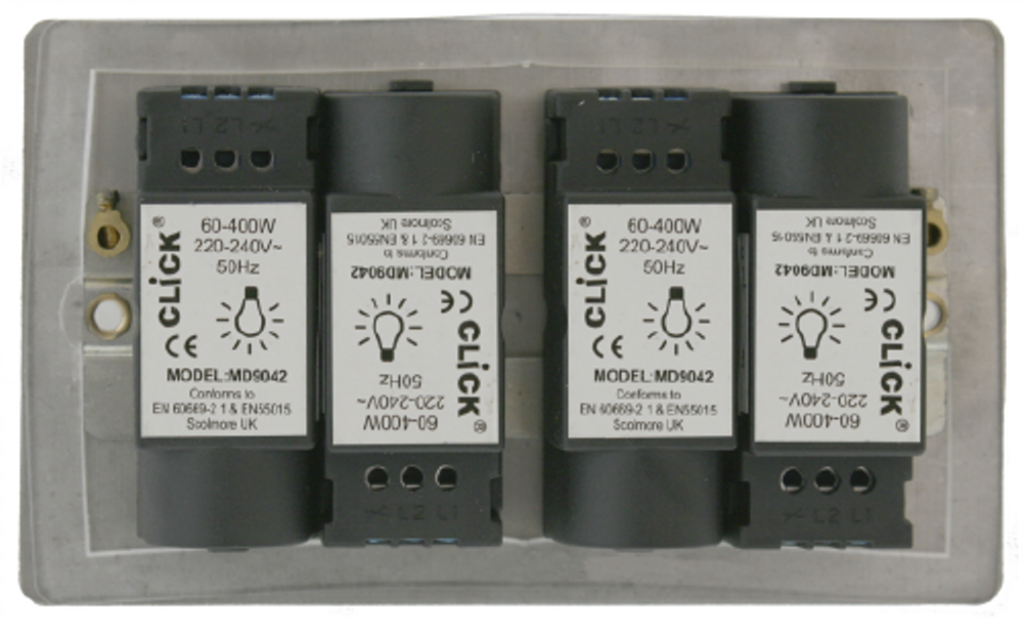 4 Gang 2 Way 400W Dimmer Switch - UPEX