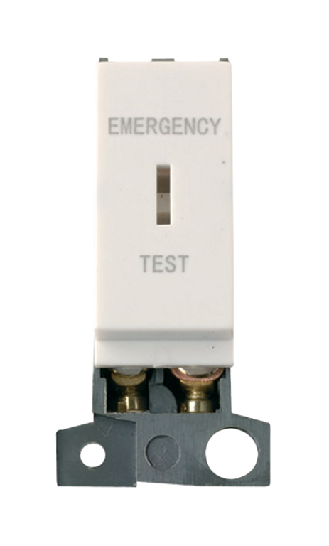 Emergency Keyswitch 13A DP Polar White - Upex Electrical Distributors