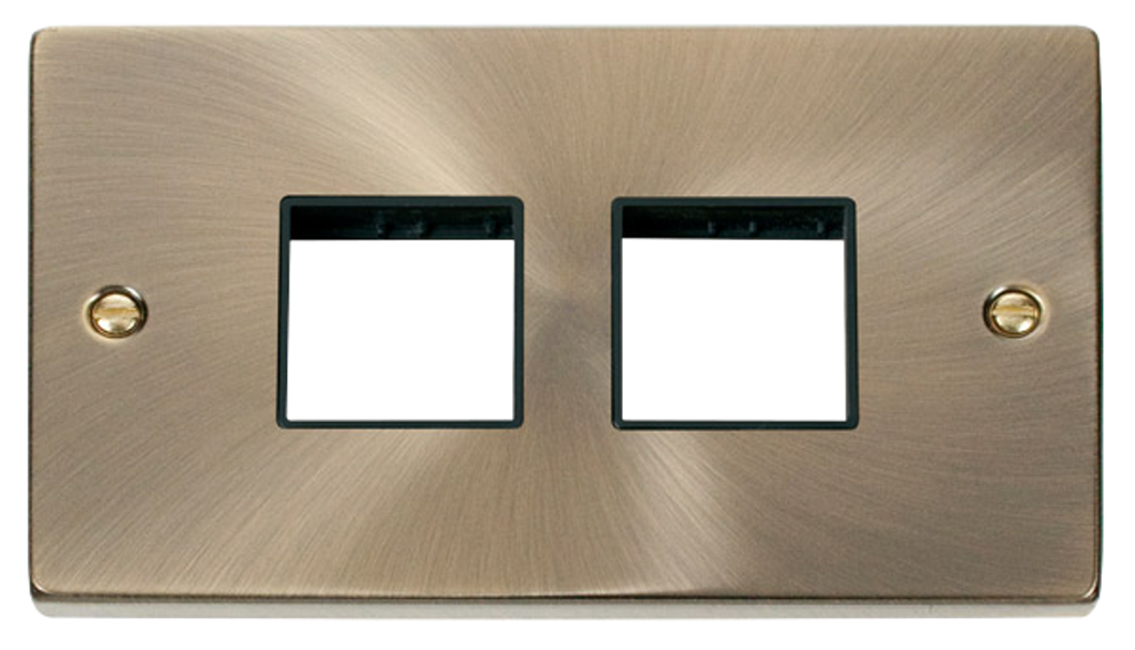 2 Gang Plate (2 X 2) - Upex Electrical Distributors