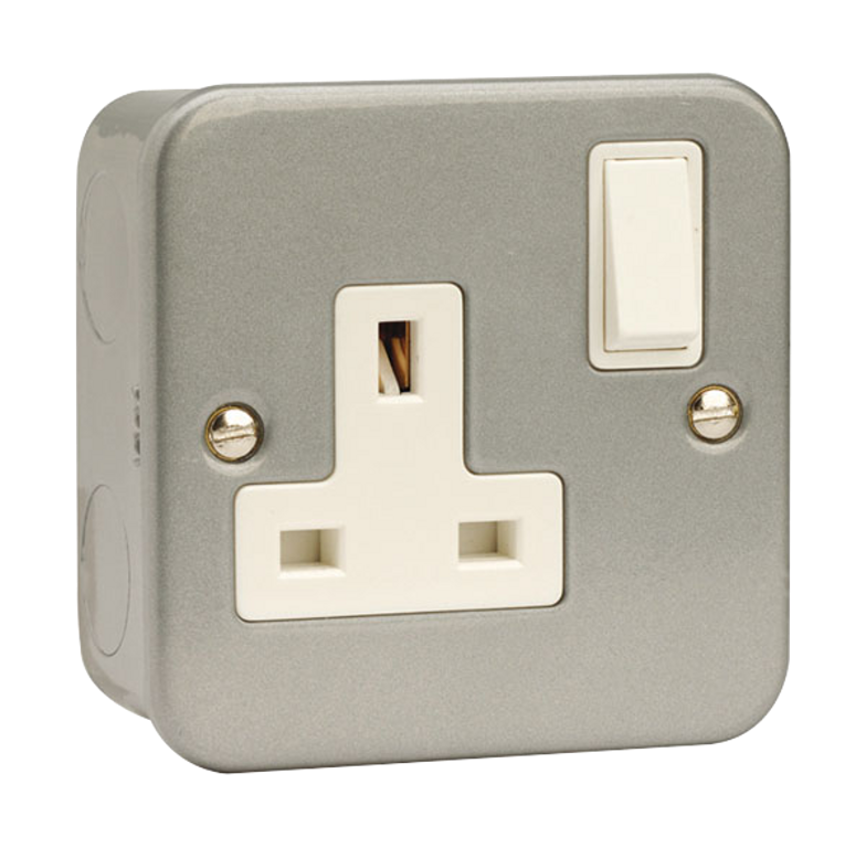 1 Gang 13A DP Switched Socket Outlet - Upex Electrical Distributors