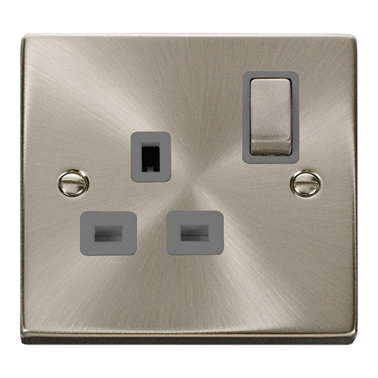 13A Ingot 1 Gang Double Pole Switched Socket Outlet - Upex Electrical ...